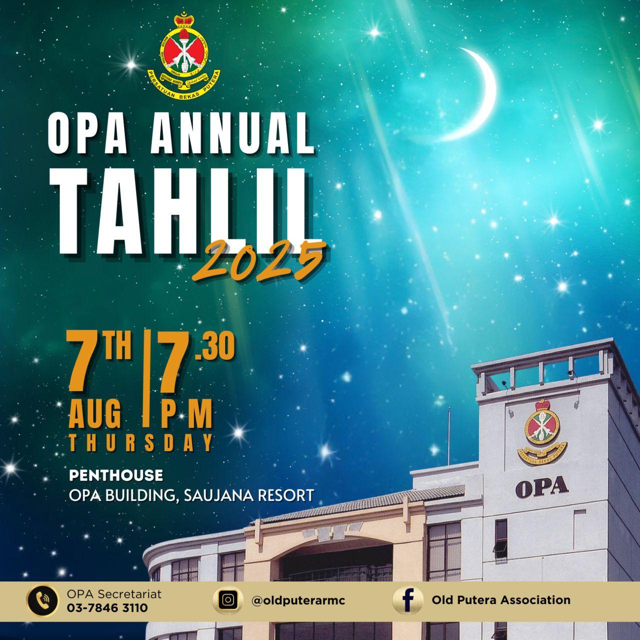 OPA ANNUAL TAHLIL 2025 – Old Putera Association (OPA)