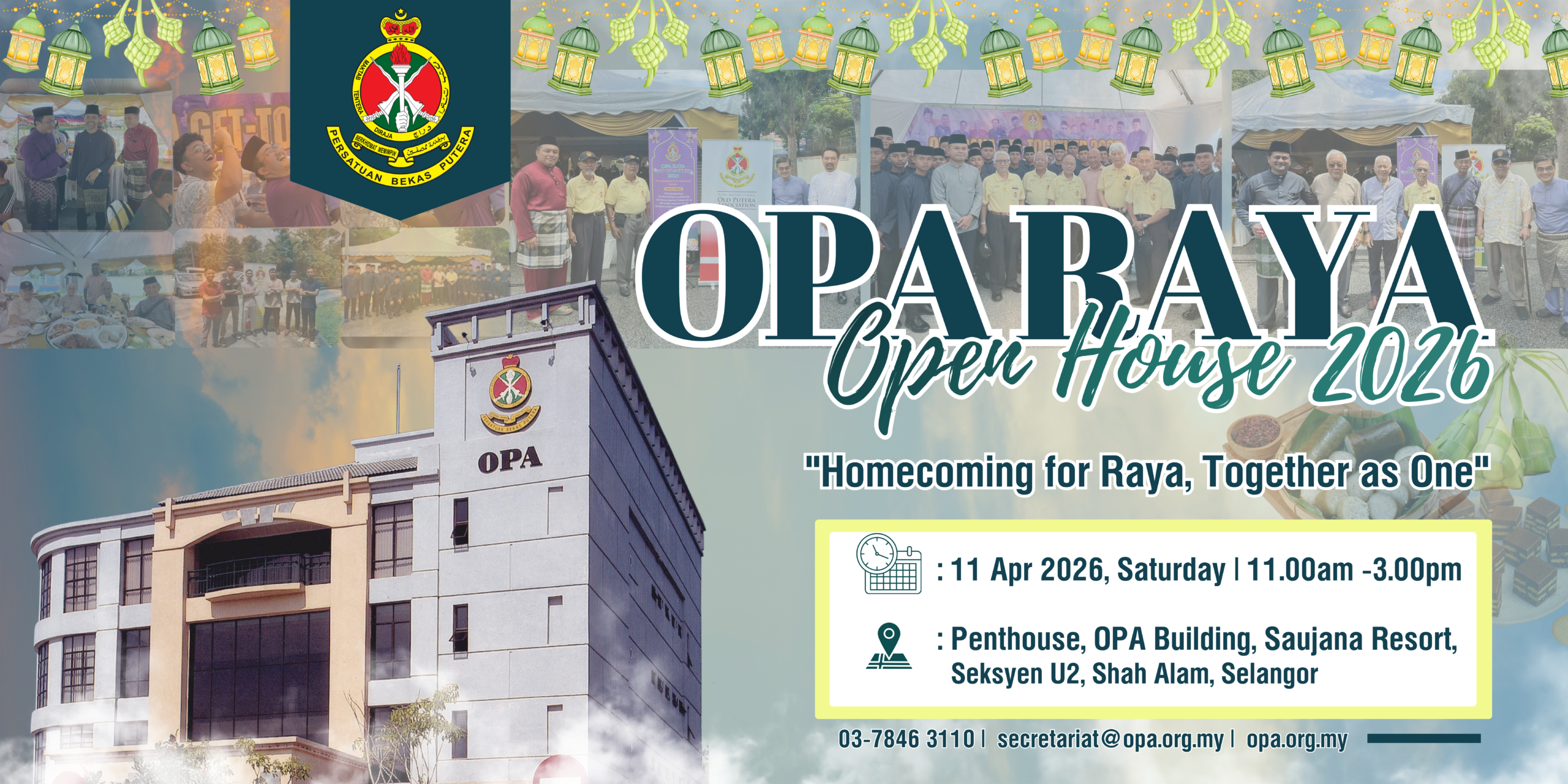 OPA RAYA OPEN HOUSE 2026 -11 april 2026 – Old Putera Association (OPA)